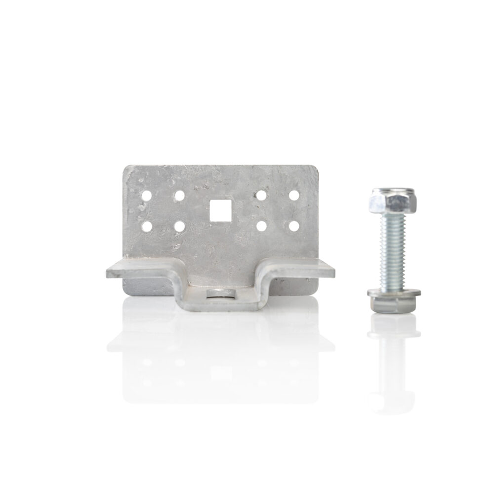 Professional Heavy Duty L Shape Bracket | Ground Screw Centre