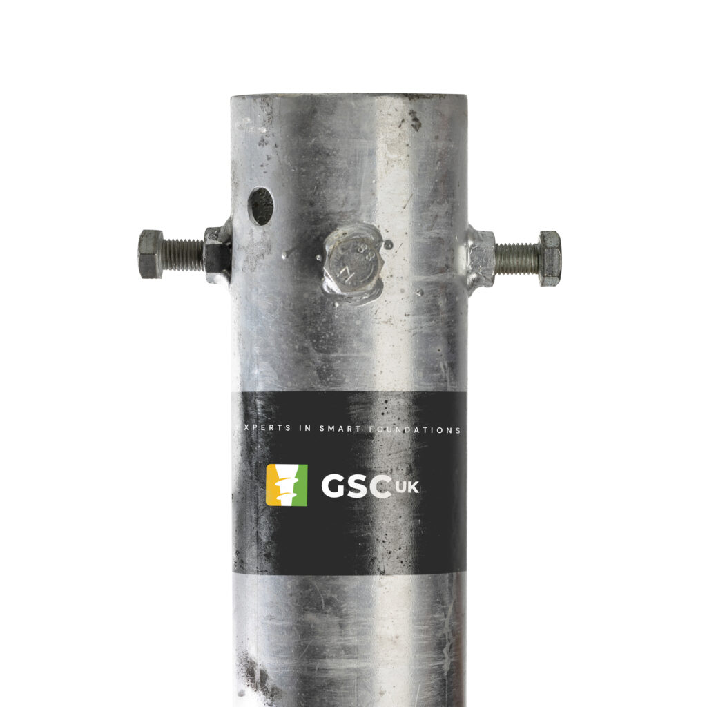 114mm x 1300mm Open Top Ground Screw | Ground Screw Centre