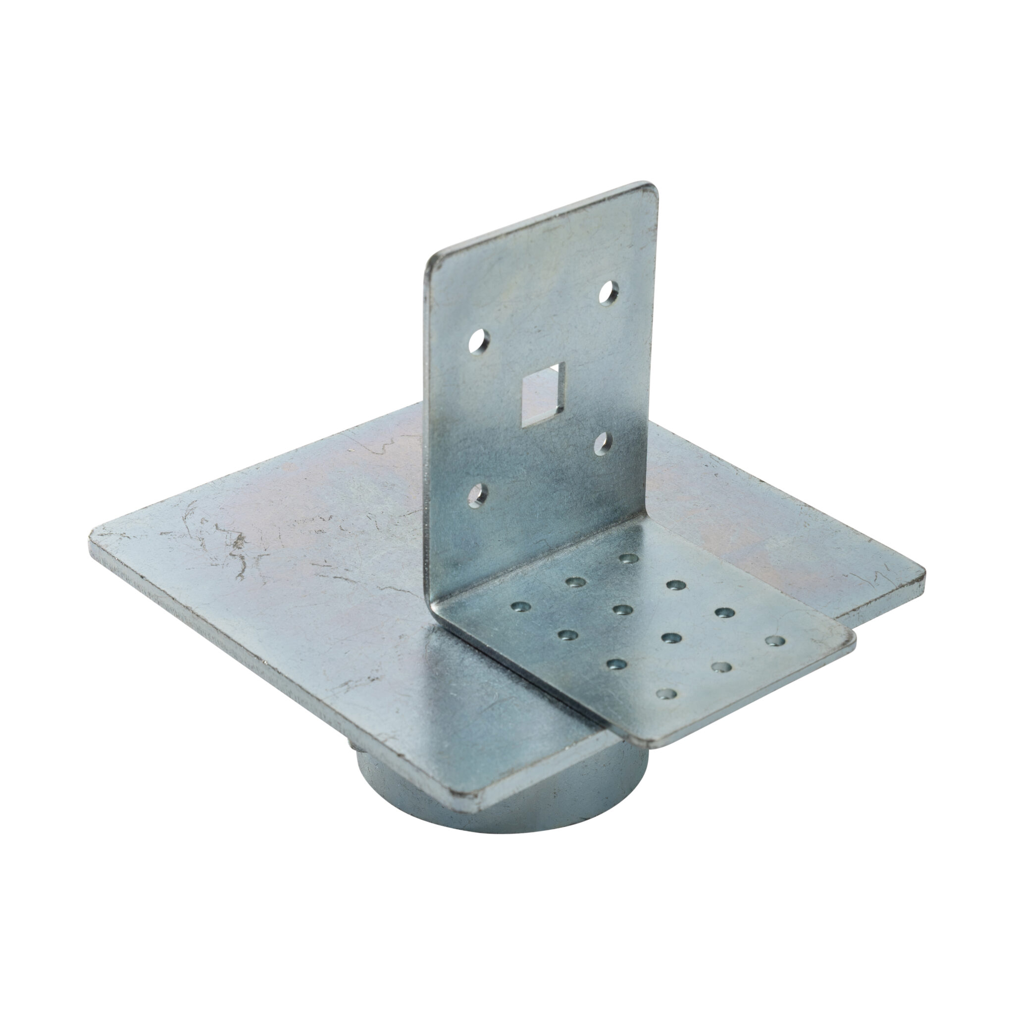 Adjustable Square Top Bracket System | Ground Screw Centre